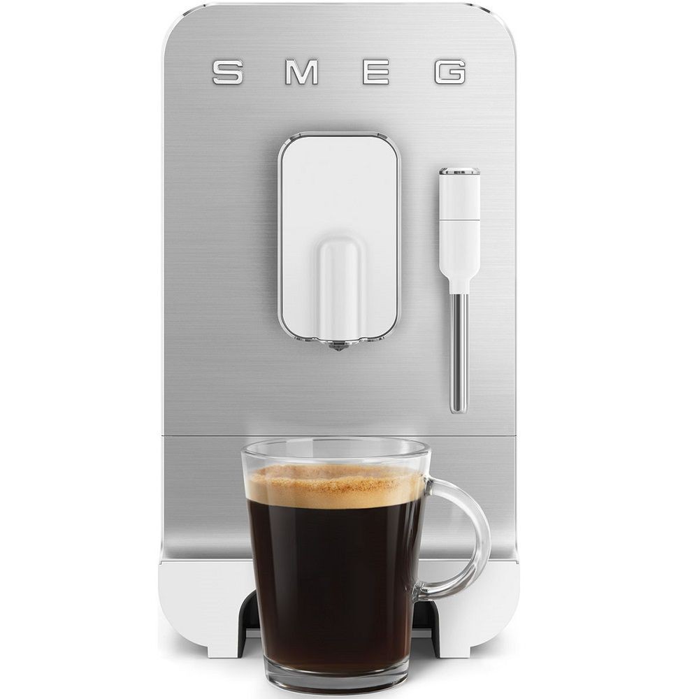 מכונת אספרסו אוטומטית סמאג Smeg BCC02 לבן מט יוקרתי