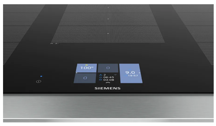 כיריים אינדוקציה 90 ס''מ סימנס Siemens EX975KXW1E זכוכית שחורה