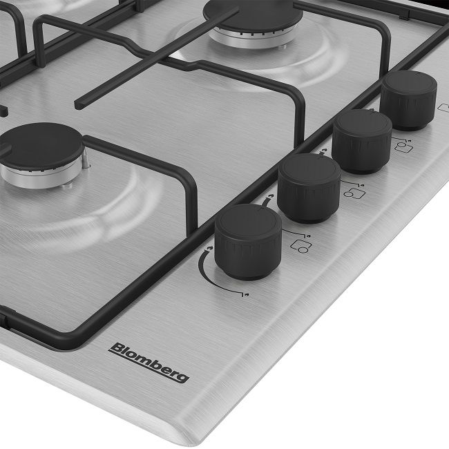 כיריים גז 4 להבות בלומברג Blomberg GEN92424E נירוסטה