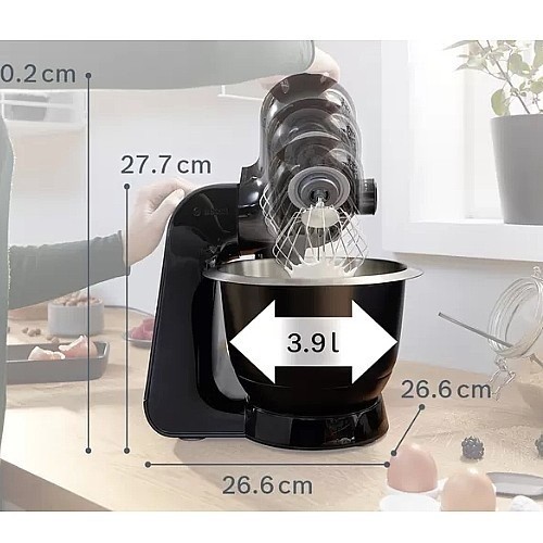 מיקסר משולב מקצועי 3.9 ליטר בוש Bosch MUM59N26CB שחור