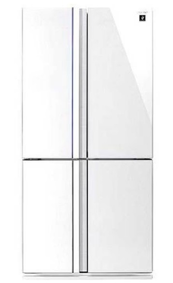 מקרר 4 דלתות זכוכית 615 ליטר שארפ דגם Sharp SJ8720W