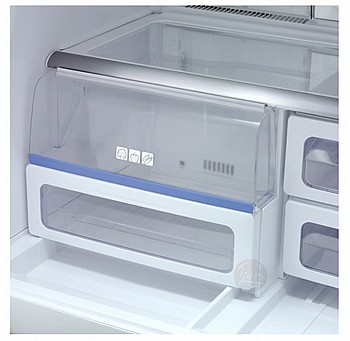 מקרר 4 דלתות זכוכית 615 ליטר שארפ דגם Sharp SJ8720W